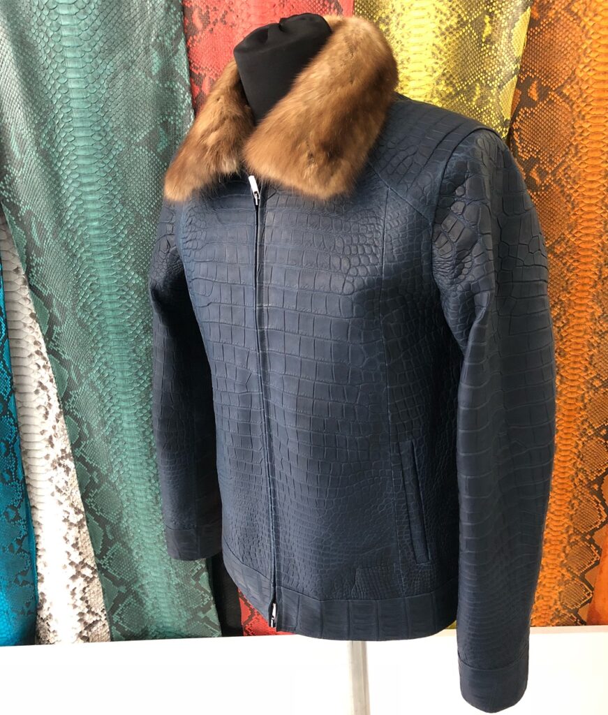 Real Crocodile Leather Jacket - Leather Guys: Luxury Leather Jackets