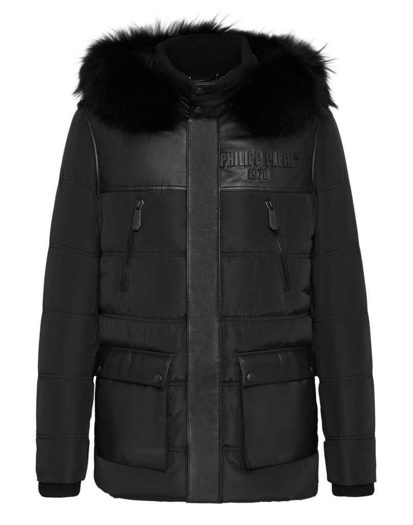 Philipp Plein Fox Fur Hood Parka - Leather Guys: Luxury Leather Jackets