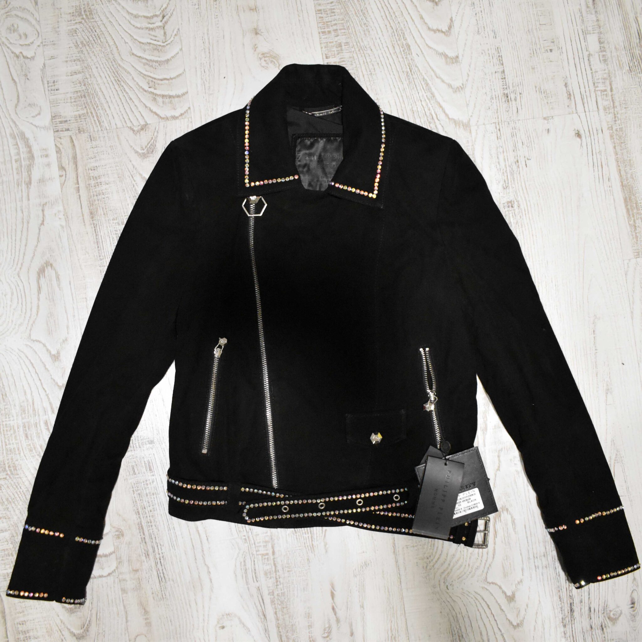 Philipp Plein Womens Suede Jacket - Leather Guys