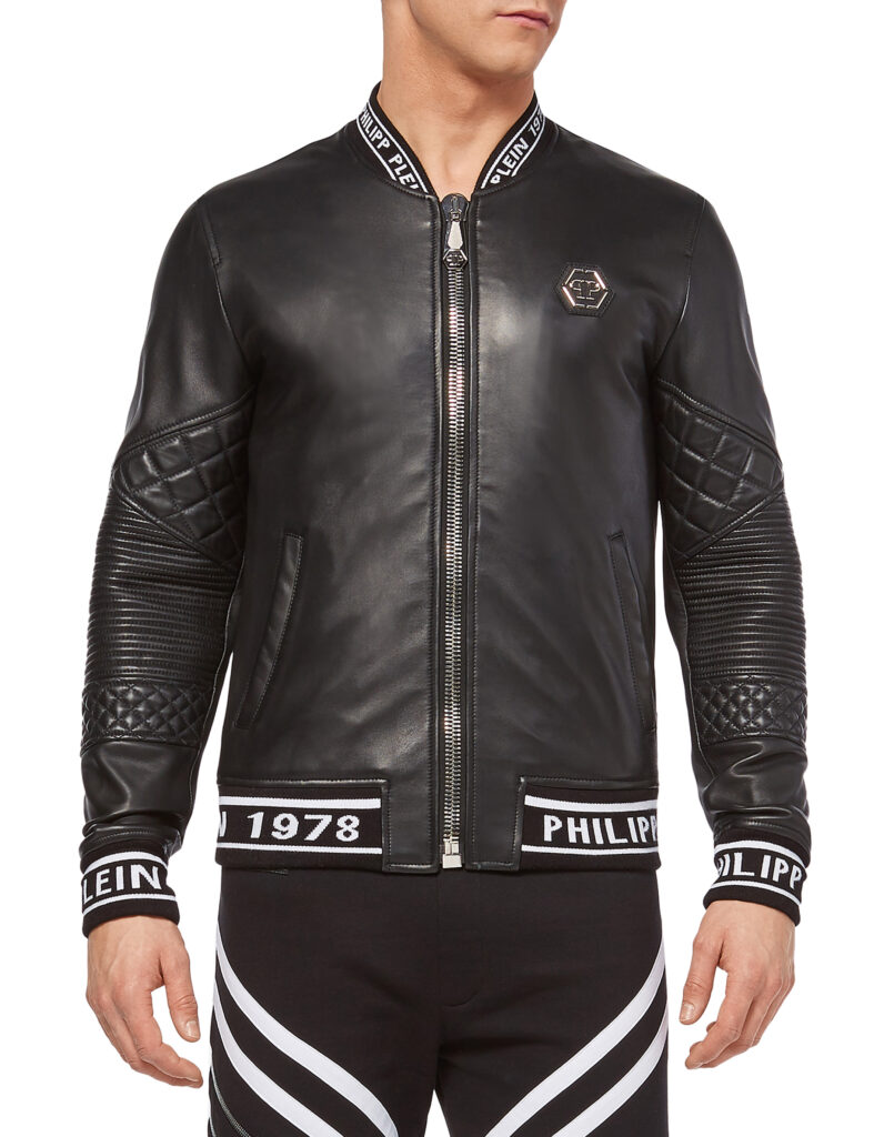 Philipp Plein Leather Jacket - Leather Guys: Luxury Leather Jackets