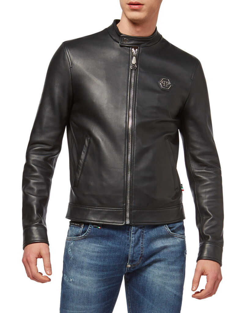 Philipp Plein Replica Leather Jacket - Leather Guys