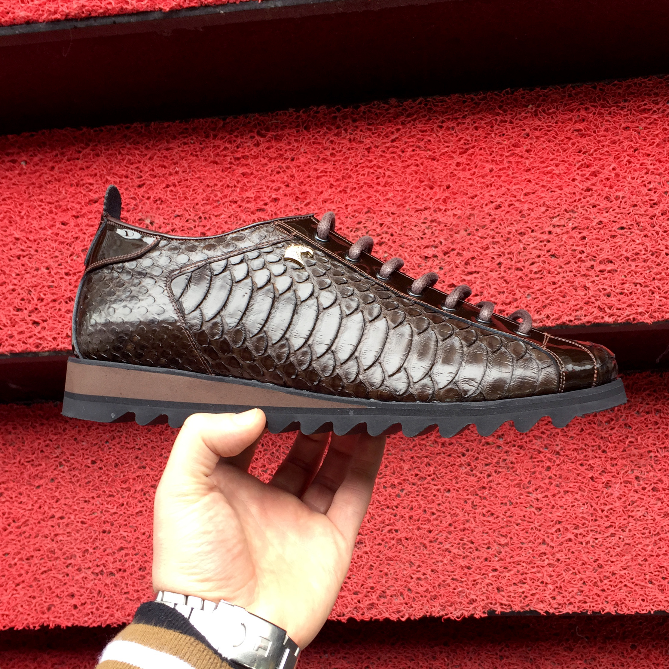 Sr Python Sneakers Leather Guys