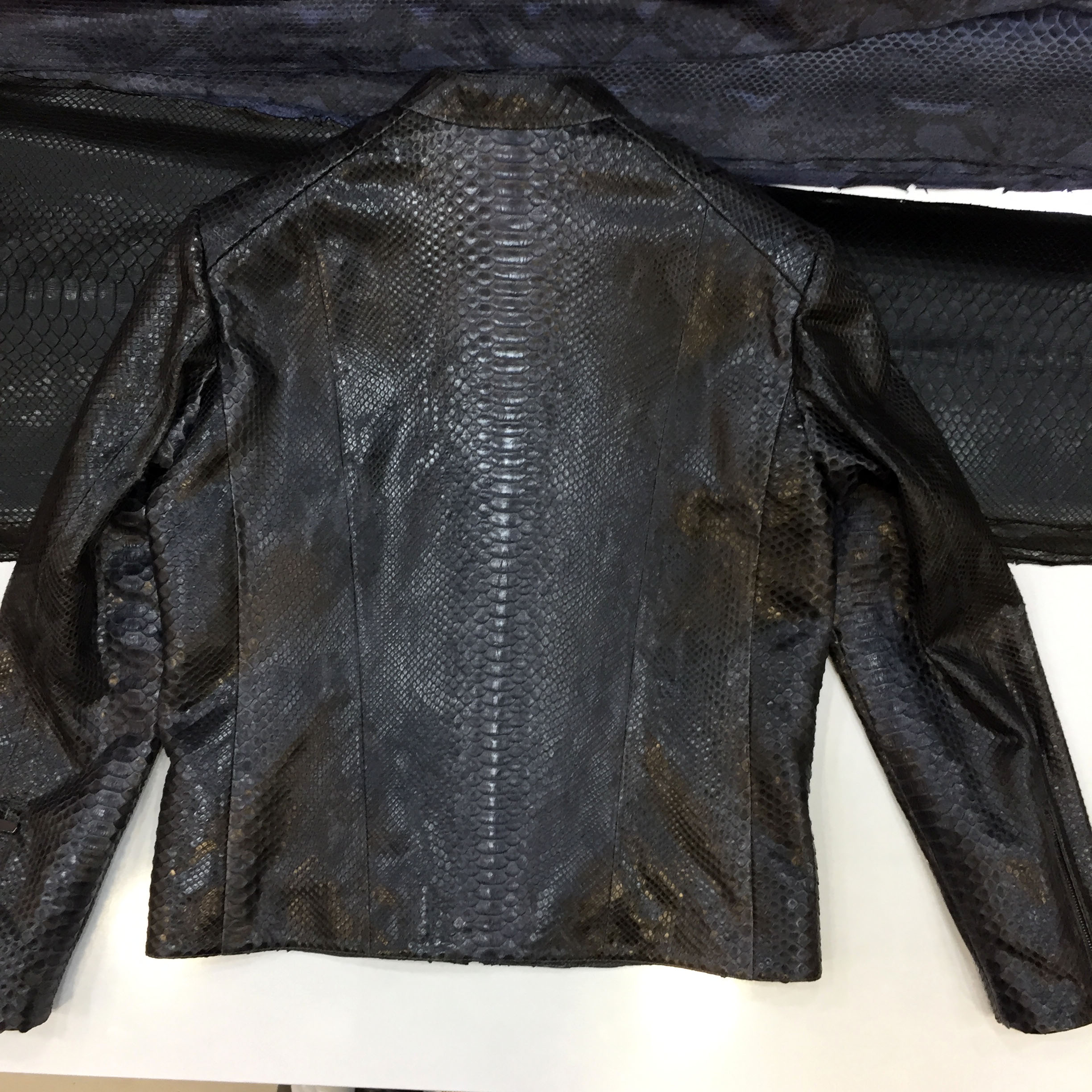 Mens Snake Leather Jacket - Leather Guys: Luxury Leather jackets