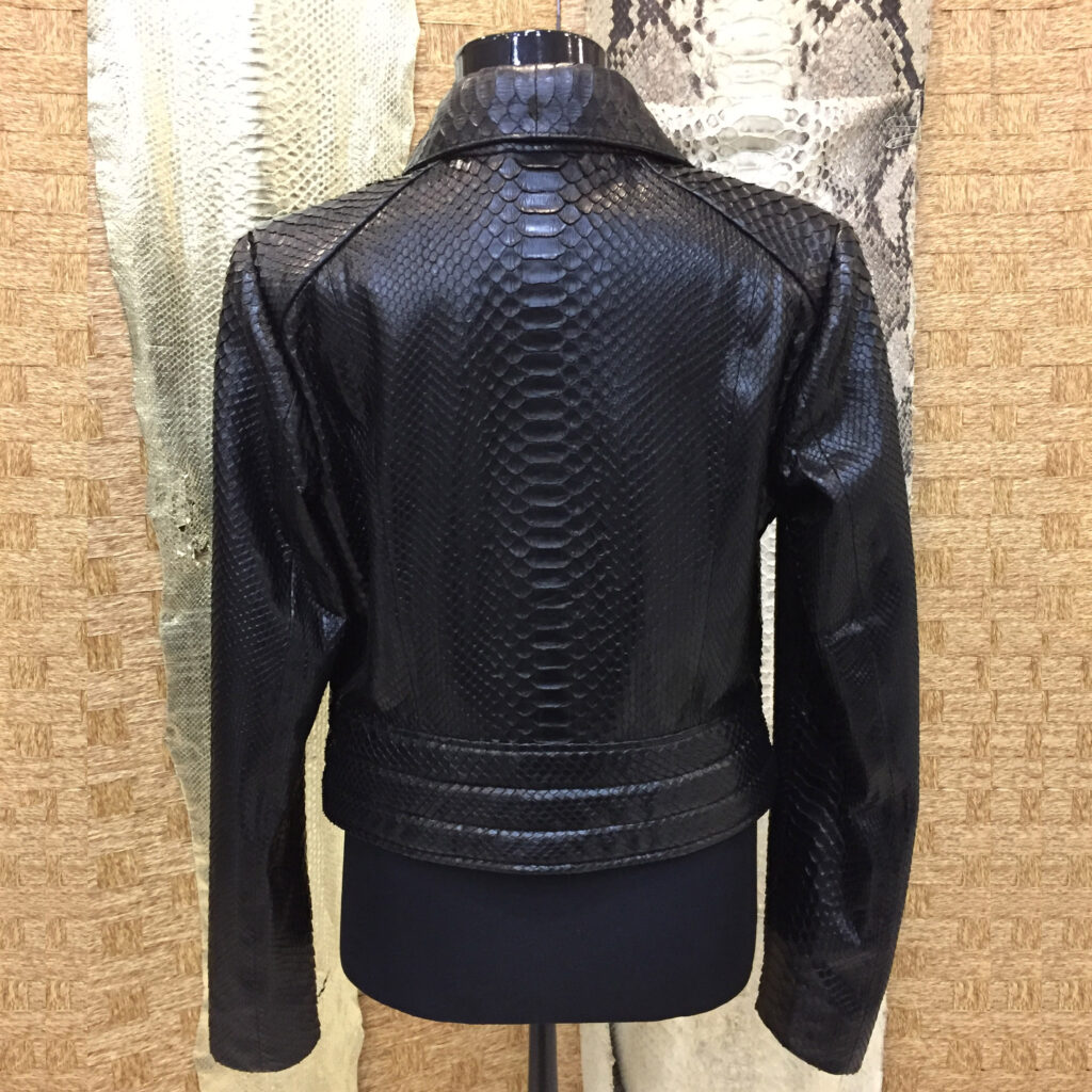 Womens Snake Biker Jacket - Leather Guys: Luxury Leather Jackets