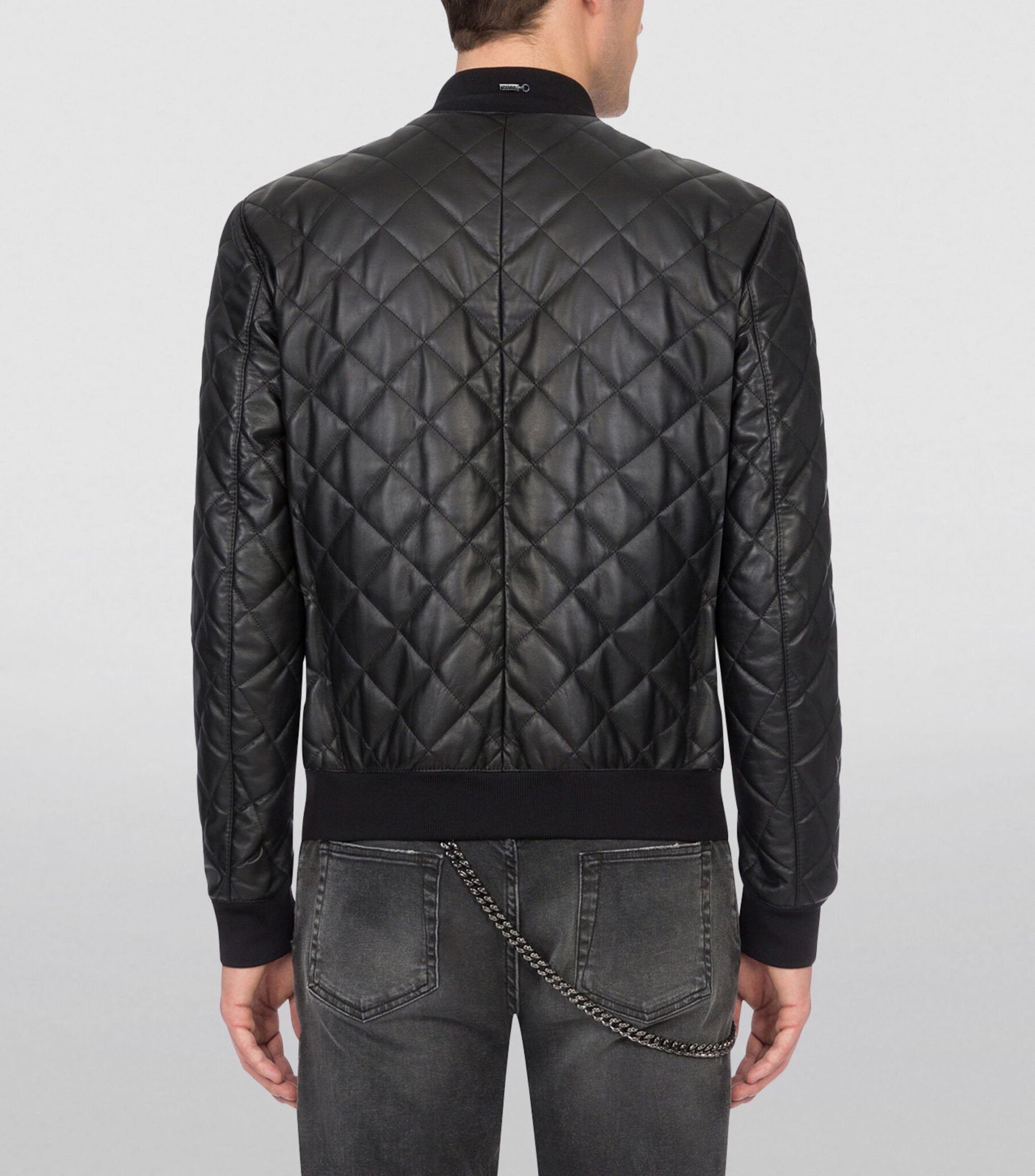 Quilted Genuine Leather Bomber Jacket - Leather Guys: Luxury Leather ...