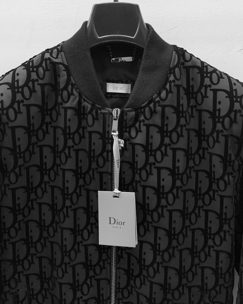 Christian Dior Unisex Leather Bomber Jacket - Leather Guys