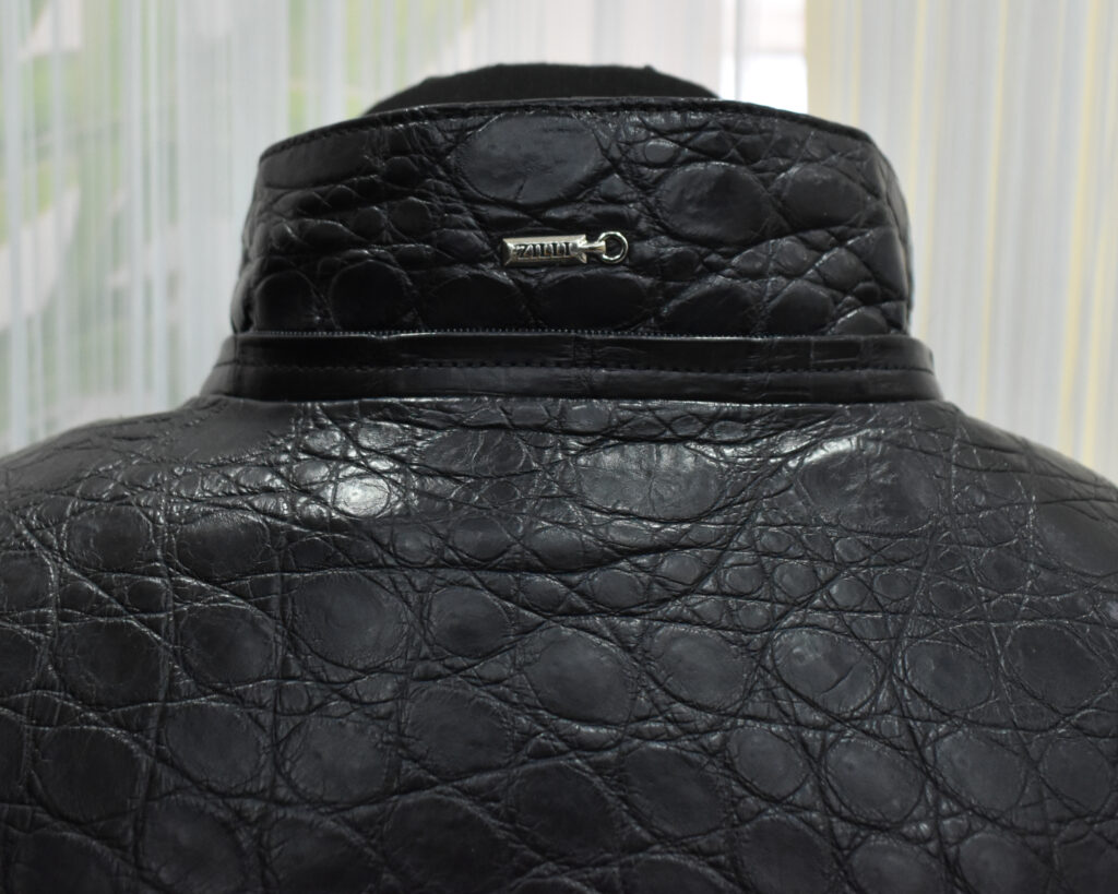 Genuine Crocodile Leather Jacket - Leather Guys