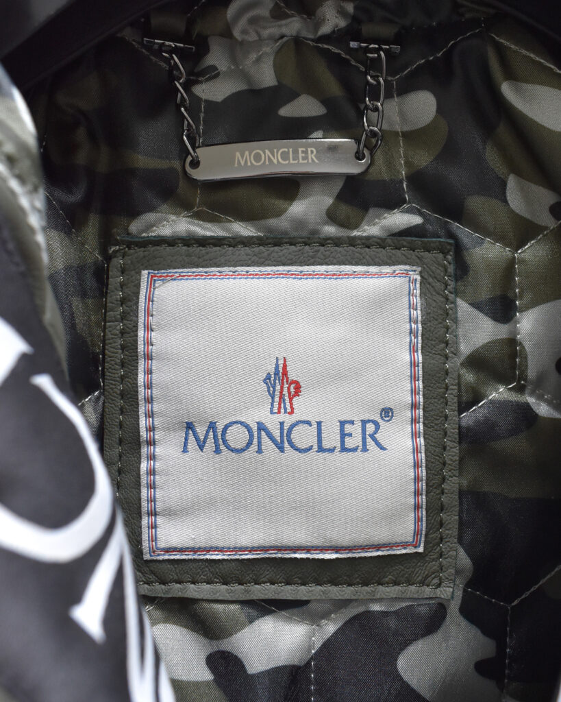 Moncler Leather Puffer Hooded Jacket - Leather Guys